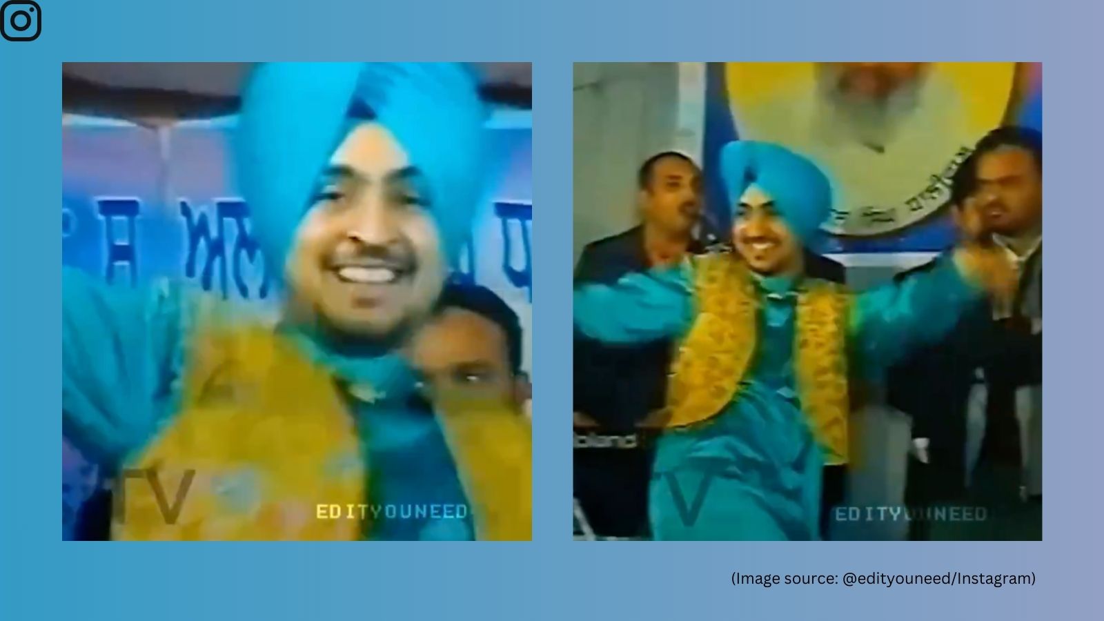 ‘22-plus years of hard work’: video of Diljit Dosanjh’s old performance ...