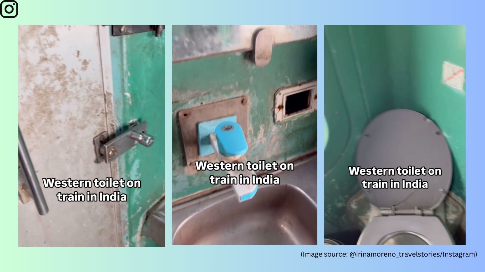 Foreigner’s video showing poor condition of toilet in Indian train ...