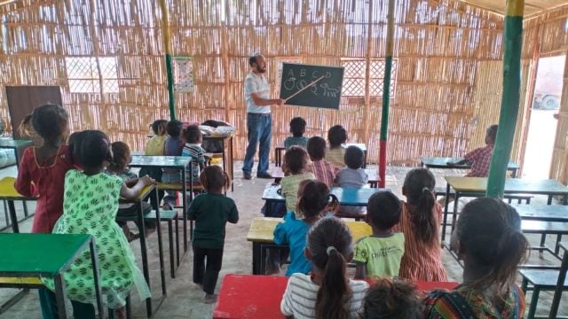 In Patiala, ‘Bamboo School’ comes to children of brick-kiln workers | Chandigarh News - The ...