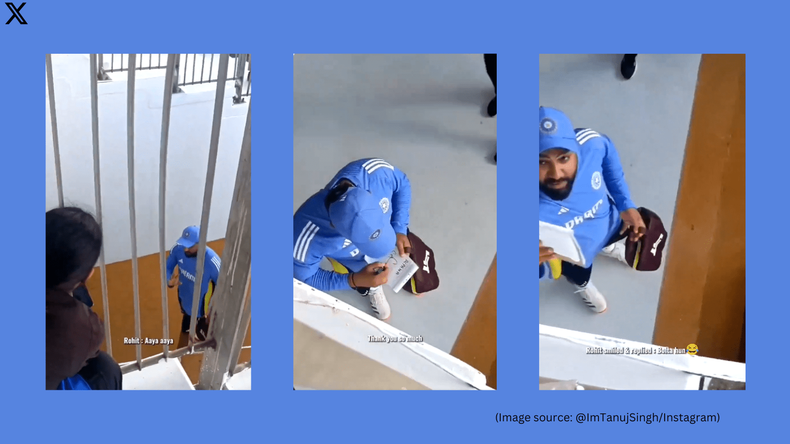 Rohit Sharma’s heart-warming interaction with fan goes viral: ‘Tell ...
