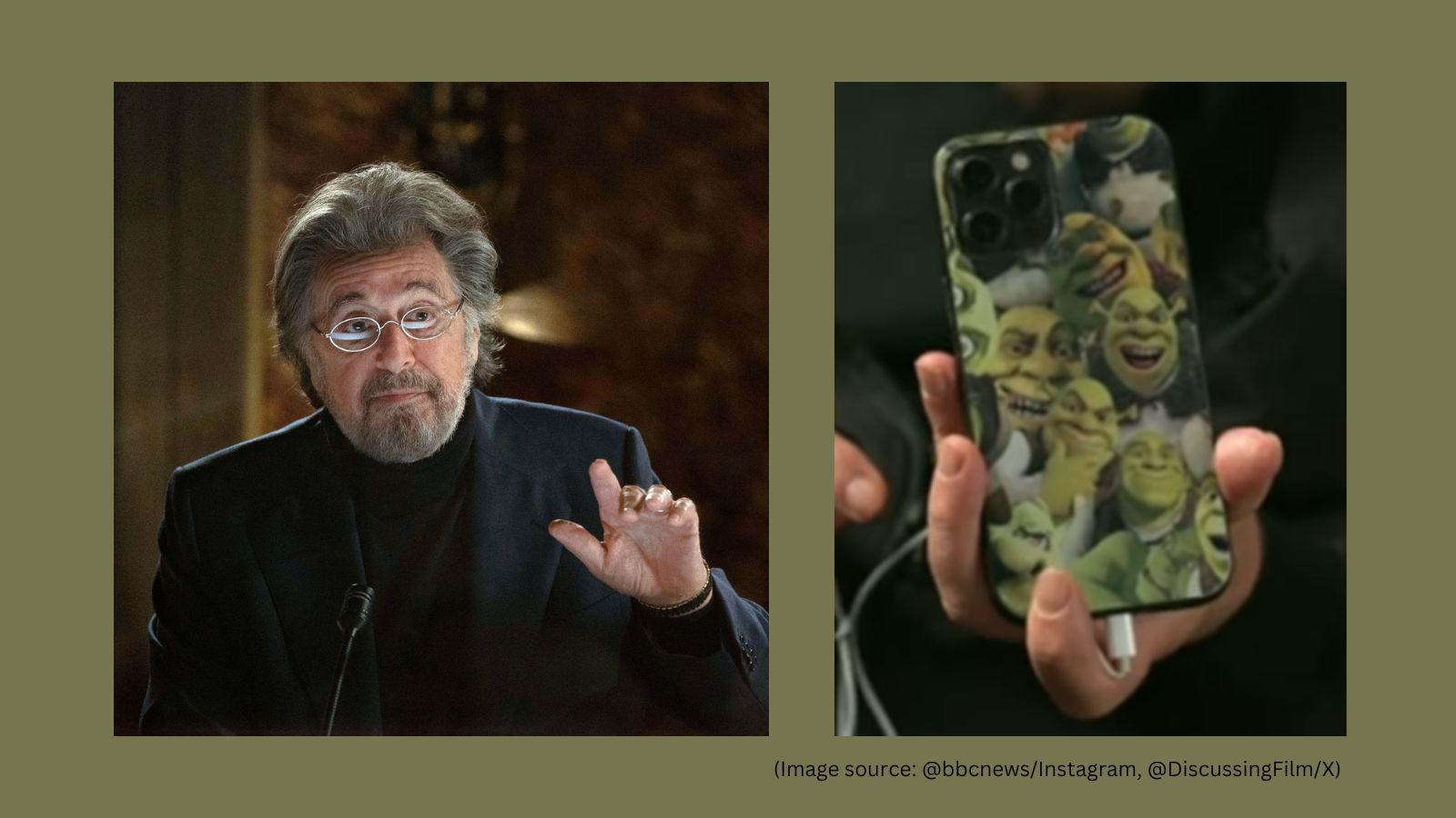 Al Pacino shows off Shrek phone case in viral video, shares sweet story ...