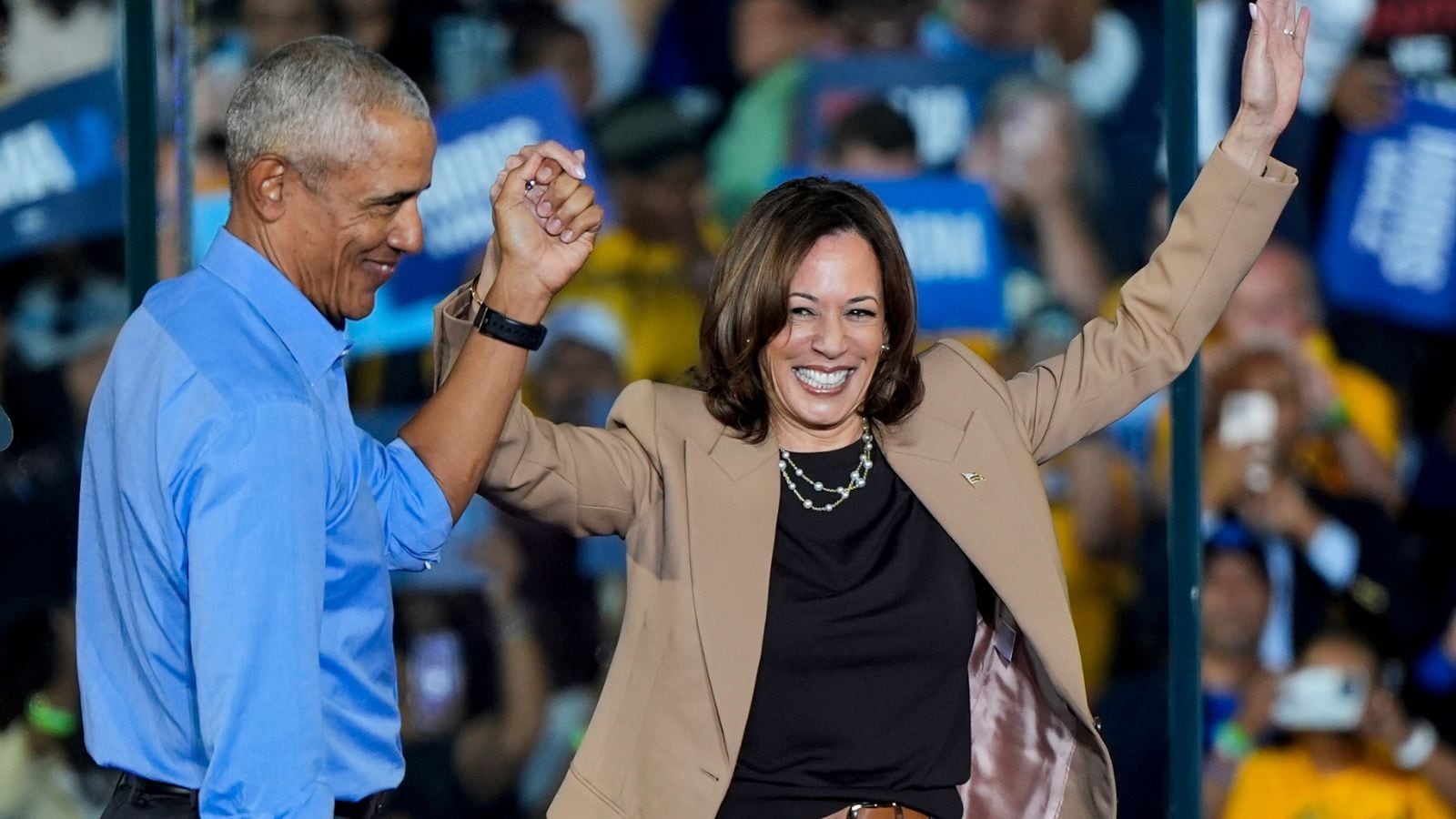 Kamala Harris rally with Springsteen and Obama drawing 20,000 people in ...