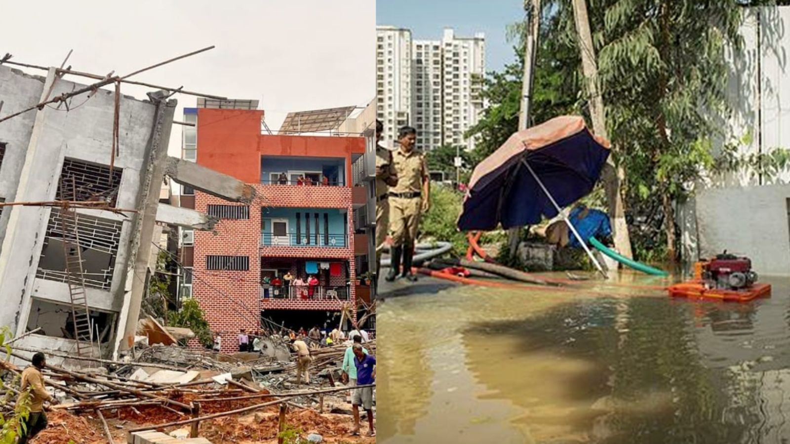 Building collapse, closure of apartments, overflowing lakes and flooded ...