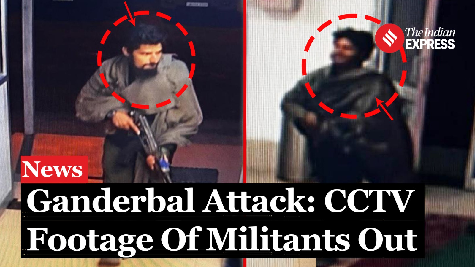 Cctv footage shows militants with m4 rifle and ak 47 in ganderbal ...