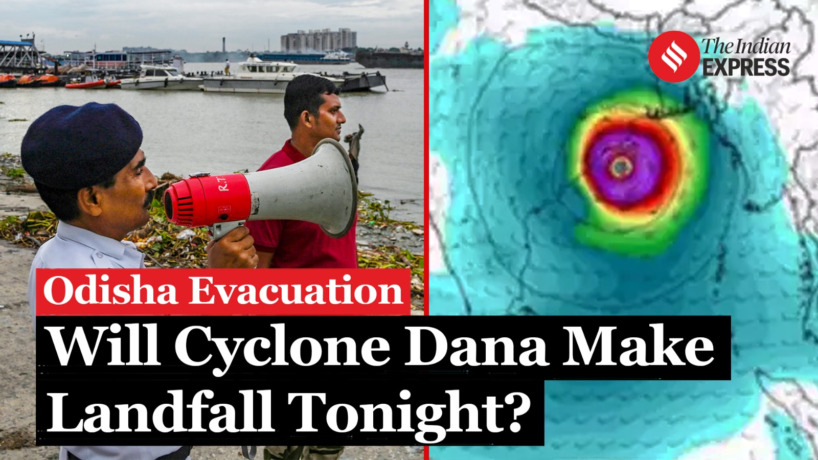 Cyclone dana set to make landfall odisha evacuates 4 lakh people ...