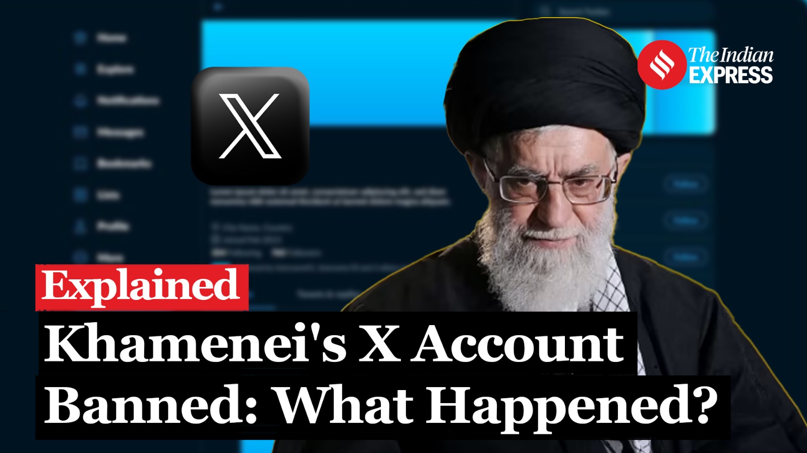Why x suspended ayatollah khameneis new account amid rising iran israel ...