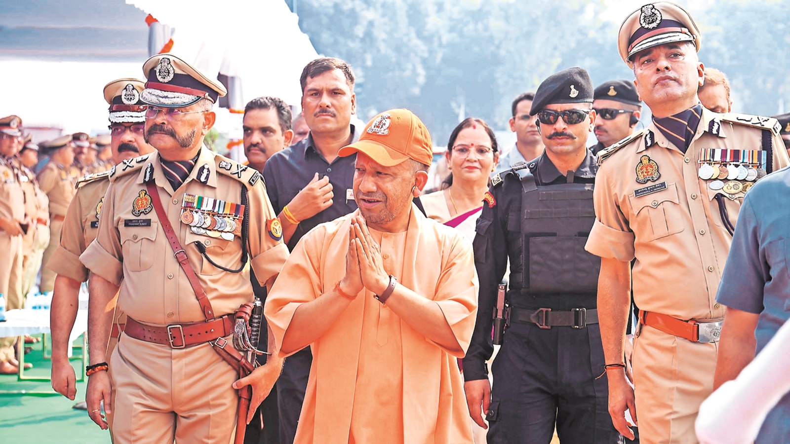 Yogi Adityanath at Police Commoration Day event: Rs 115 cr set aside ...