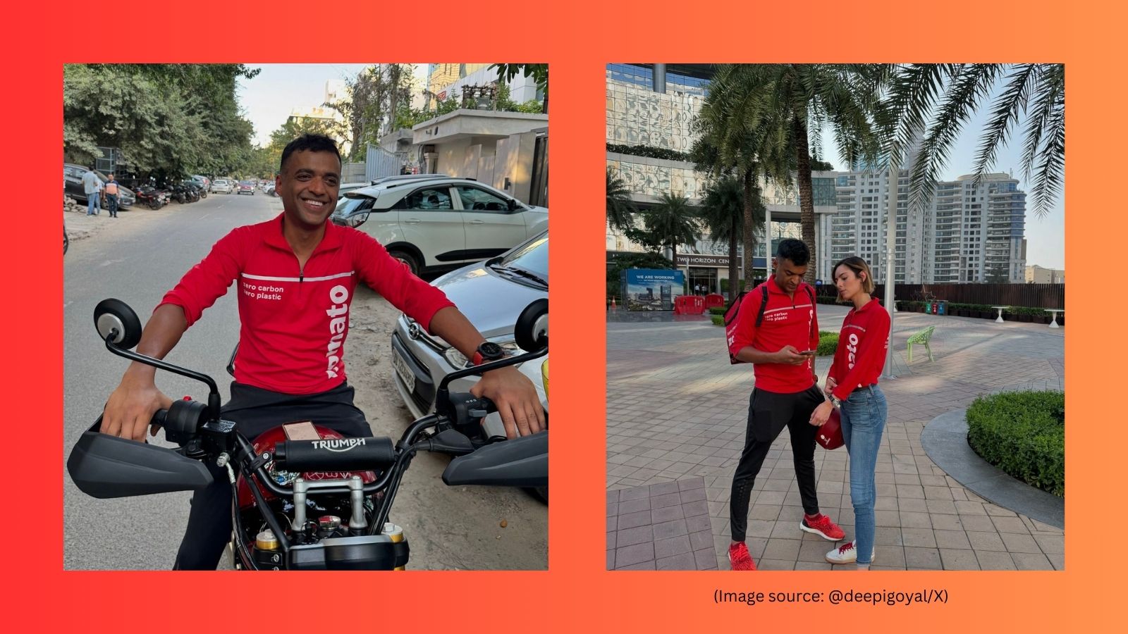 ‘Boss on duty’: Zomato CEO Deepinder Goyal and wife deliver food ...