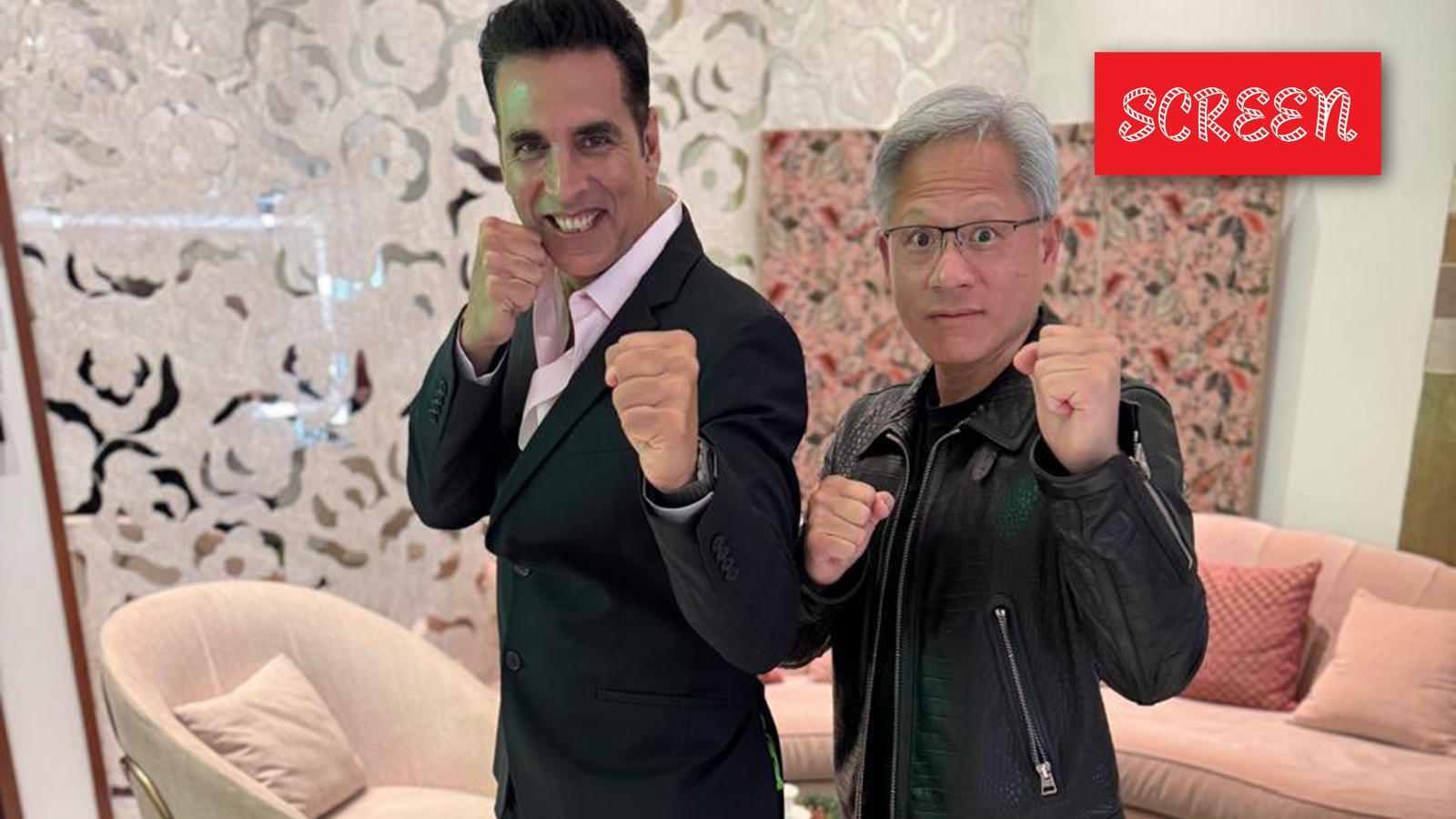Akshay Kumar meets Nvidia CEO Jensen Huang, ends up chatting about ...