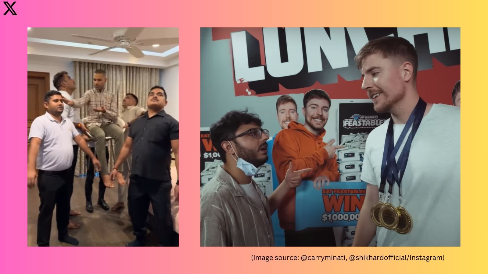 Shikhar Dhawan becomes ‘Pankha Wala Baba,’ CarryMinati collabs with Mr ...
