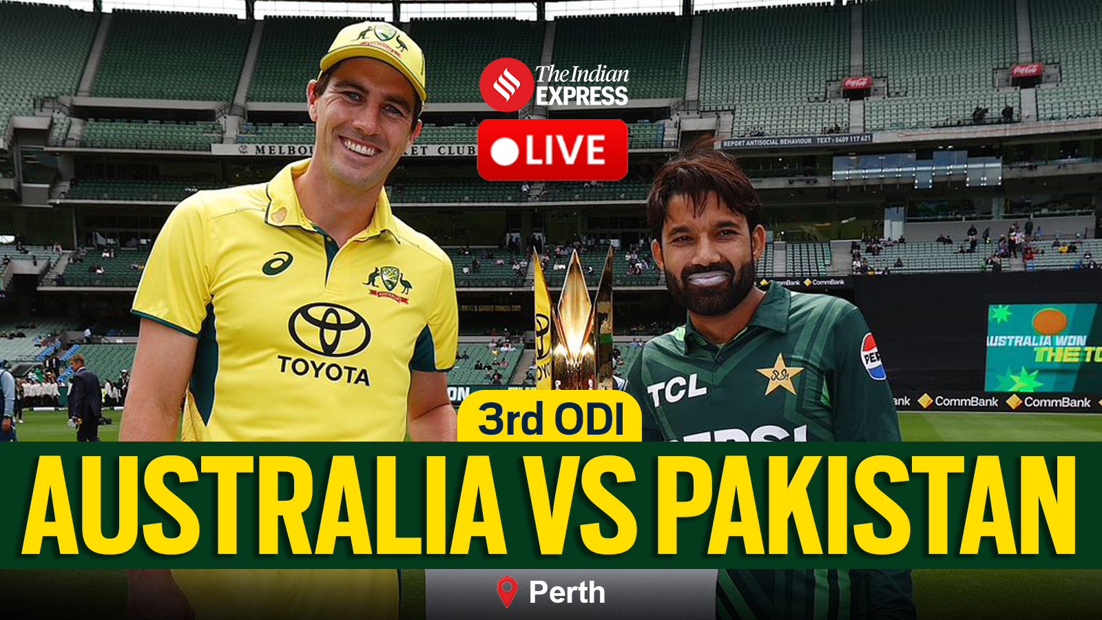 AUS vs PAK 3rd ODI Live Cricket Score, Australia vs Pakistan Today ODI ...