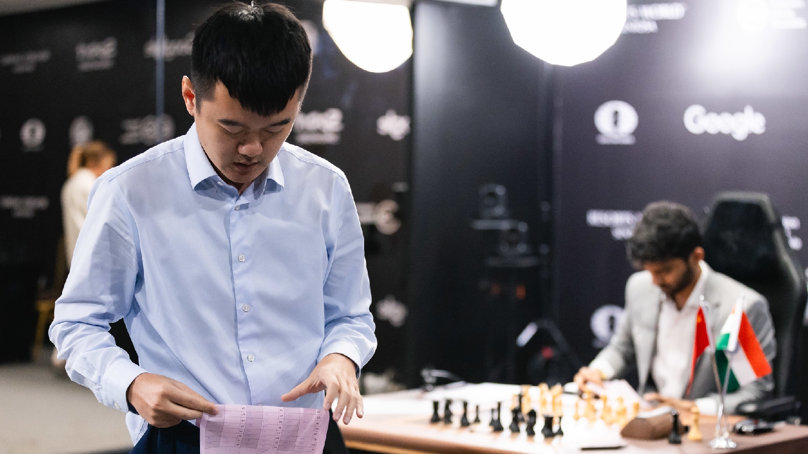 World Chess Championship 2024 Game 2 Live, D Gukesh Vs Ding Liren Live ...