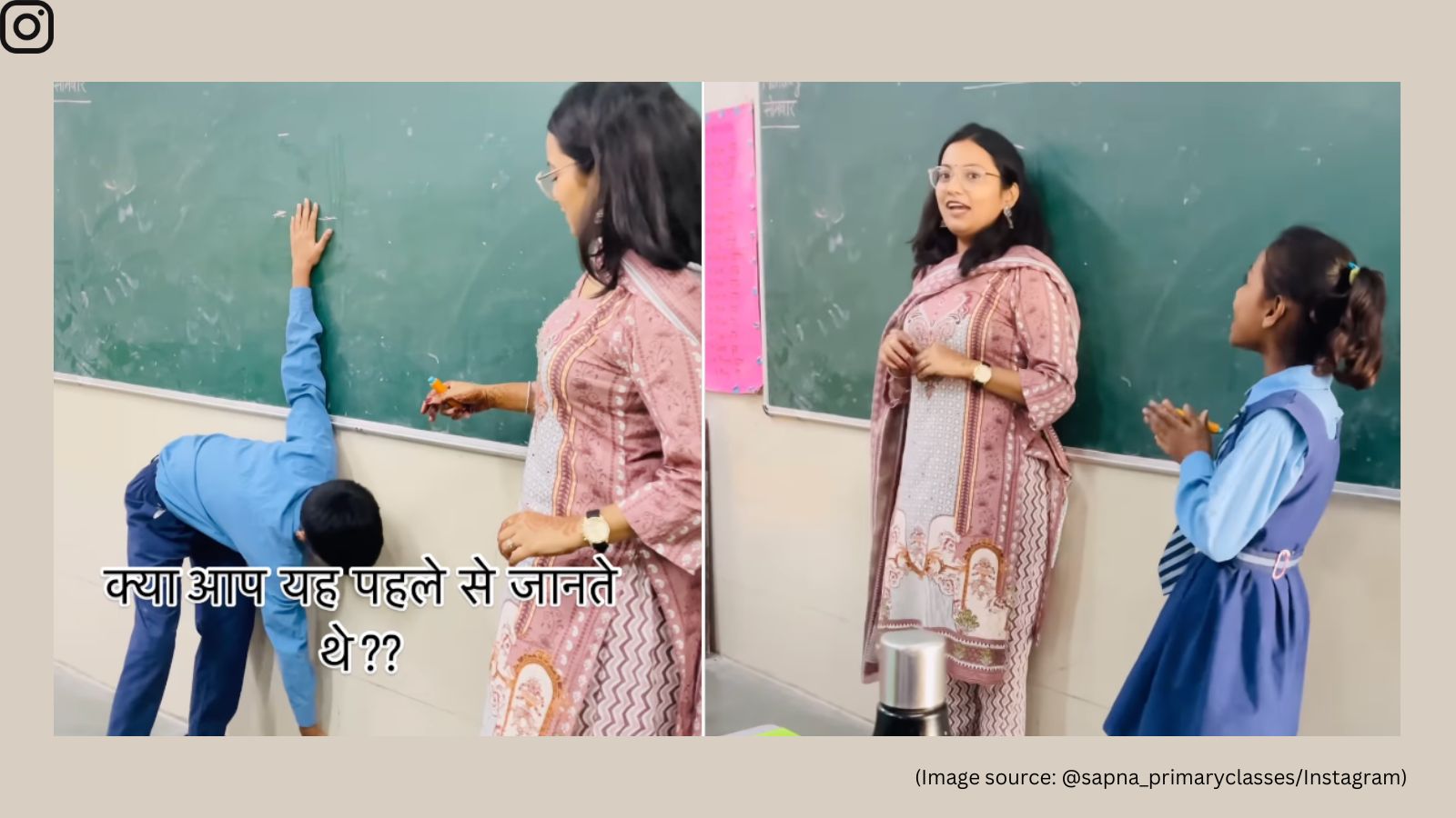 Delhi teacher’s classroom activity on how to measure height goes viral ...