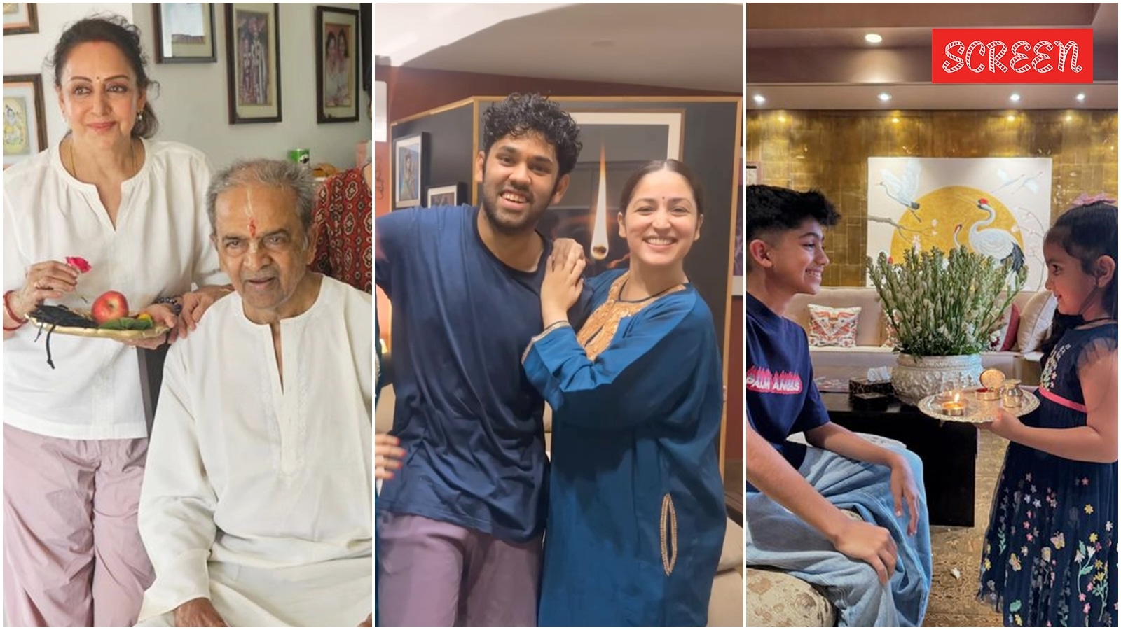 Hema Malini, Yami Gautam, Shilpa Shetty Kundra share Bhai Dooj celebrations | Entertainment ...