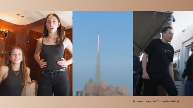 Kai Trump Gives A Tour Of Donald Trumps Private Jet Attends Rocket Launch At Spacex With Elon