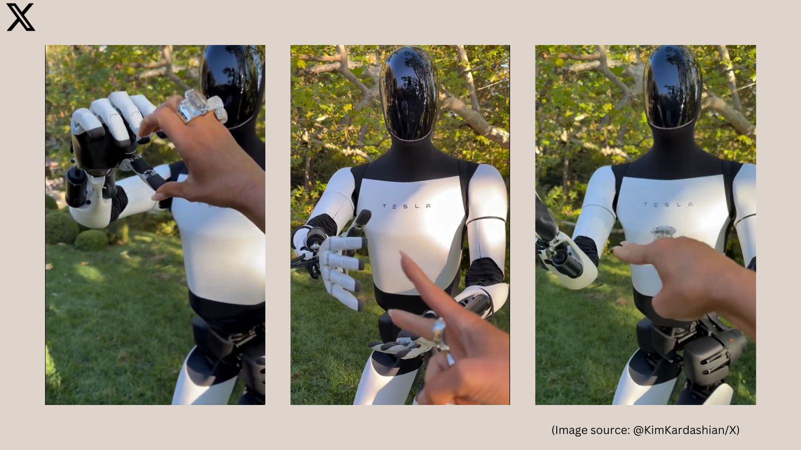 Kim Kardashian’s newest friend is Tesla’s humanoid robot; plays rock ...