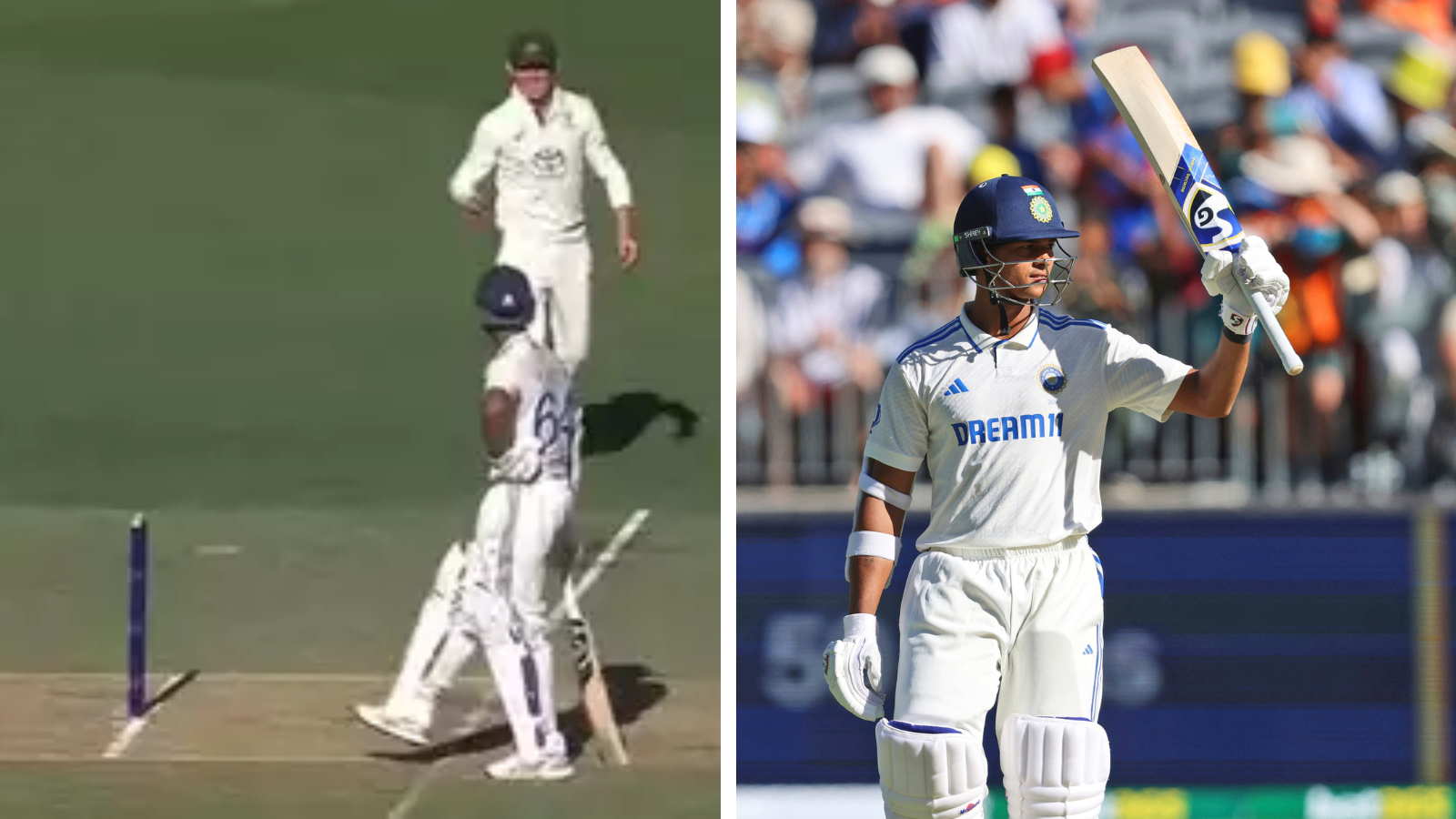 Perth Test: Yashasvi Jaiswal and Marnus Labuschagne share a light ...
