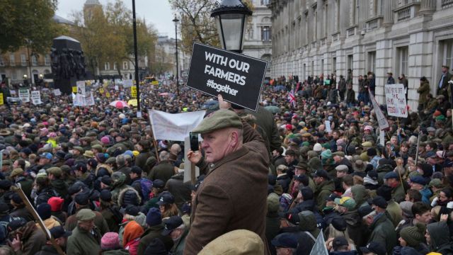 Thousands of British farmers protest against tax on inheritance | World ...