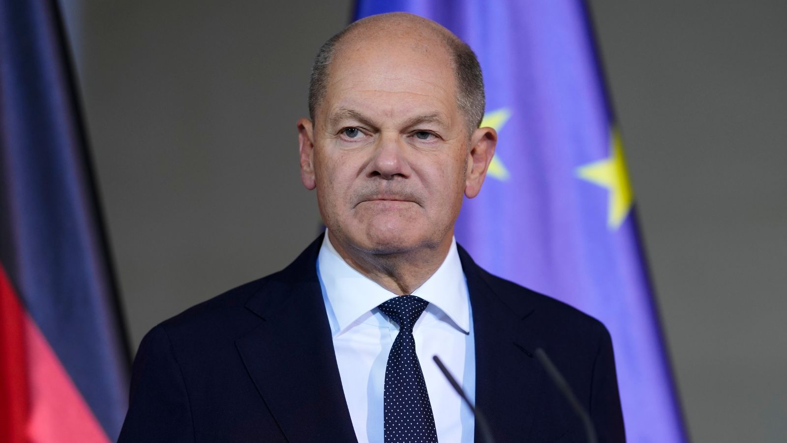 Germany’s leader says all countries must respect existing borders, in a ... Germany’s leader says all countries must respect existing borders, in a ...