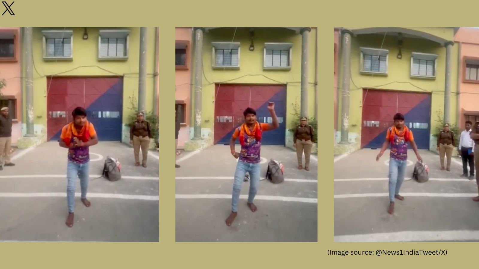 Prisoner breaks into dance after release from Uttar Pradesh jail, video ...