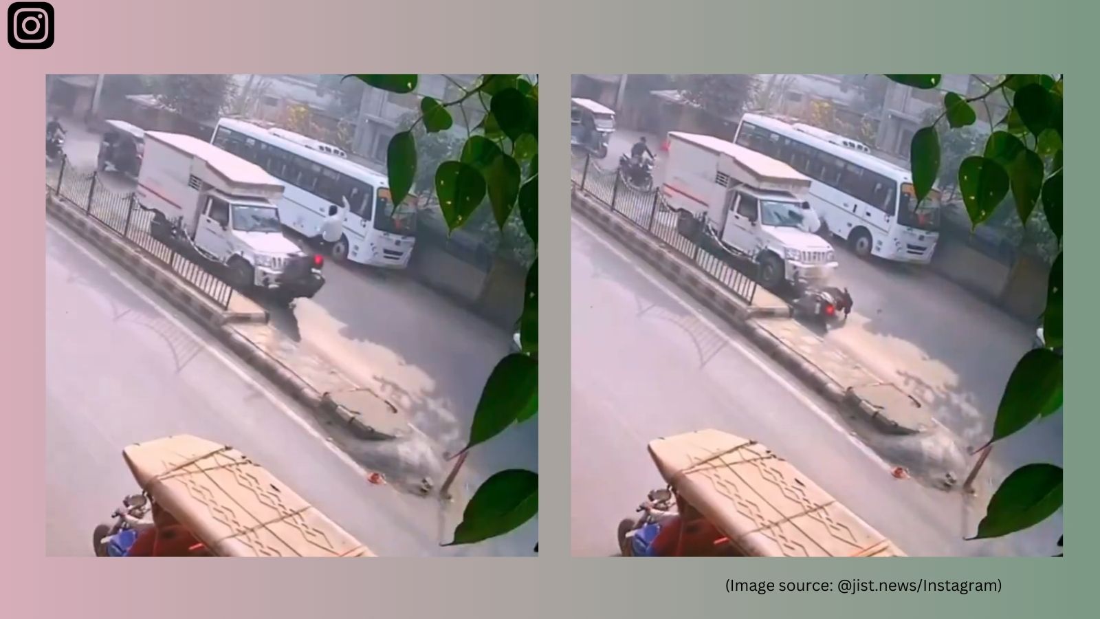 ‘Scene from Fast and Furious’: Scooter rider’s cool-headed reaction to ...