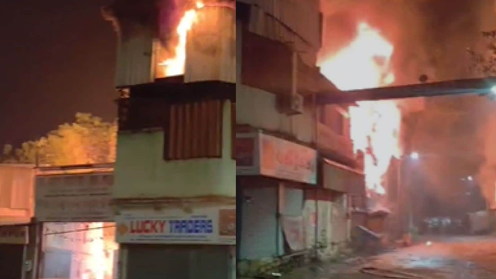 30 shops go up in flames in Ahmedabad’s Mirzapur scrap market | Ahmedabad News - The Indian Express