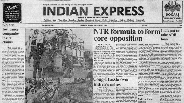 November 11, 1984, Forty Years Ago: Prominent Sikhs condemn PM Indira ...