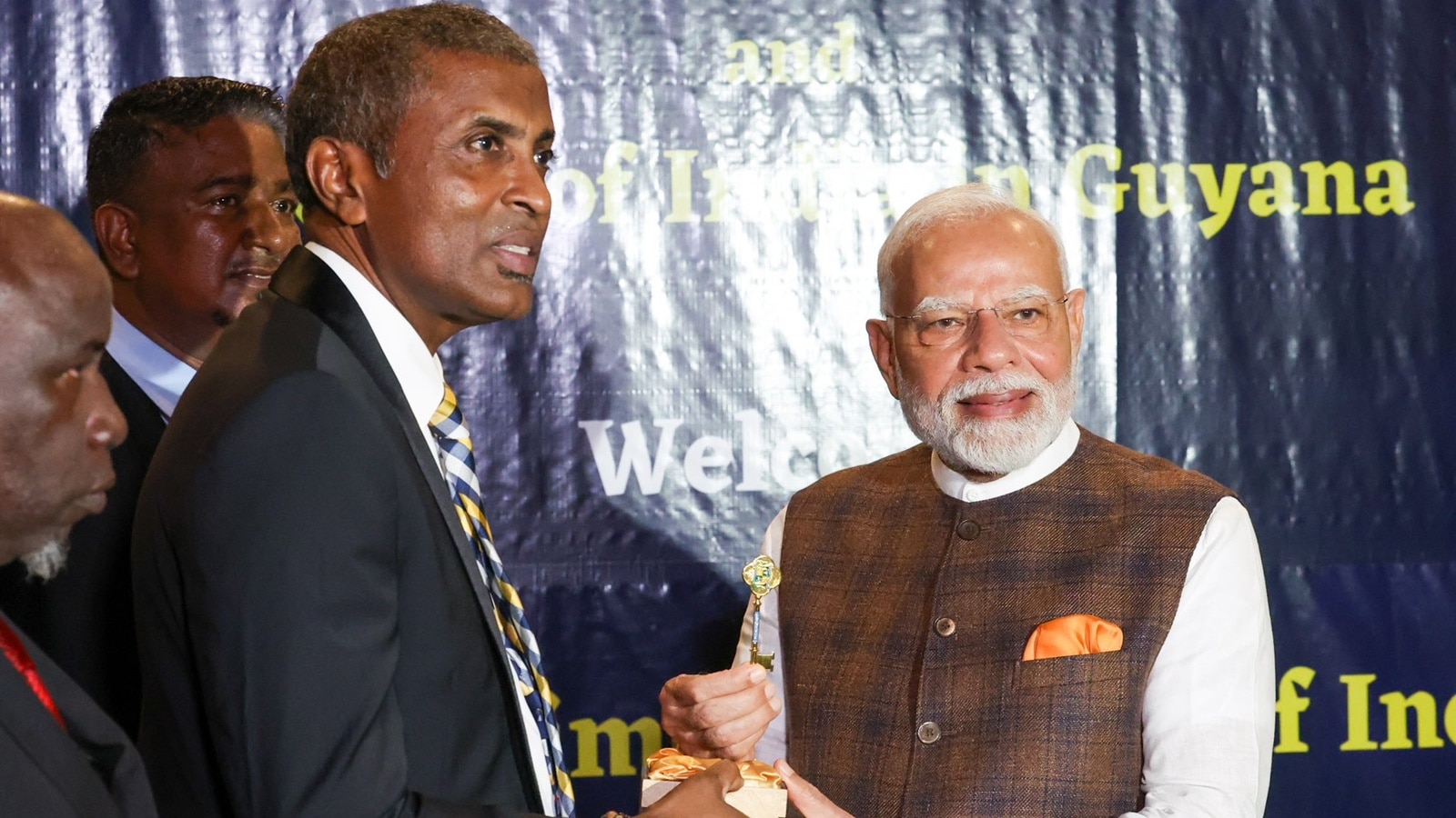 Modi first Indian PM to visit Guyana in 56 years, signs 10 pacts to ...