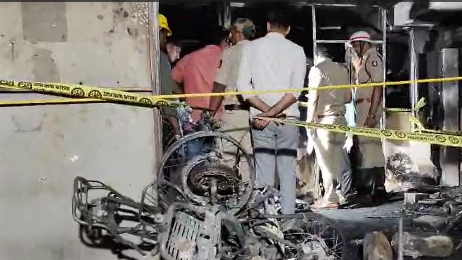 Bengaluru EV showroom fire: Owner, manager held for negligence after ...