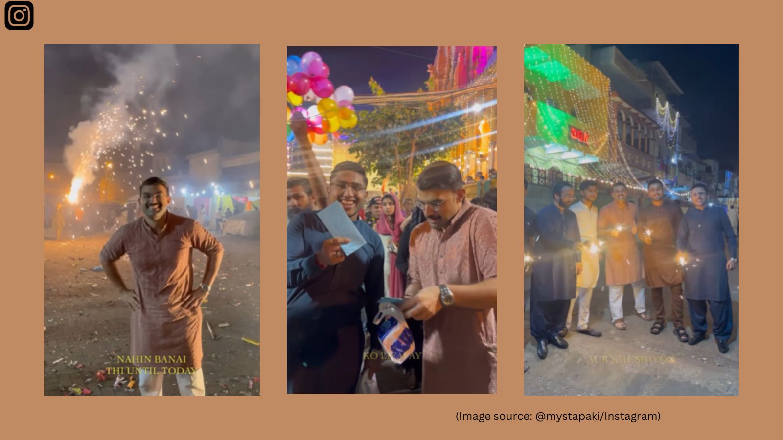 Pakistani content creator celebrates Diwali for the first time, video ...