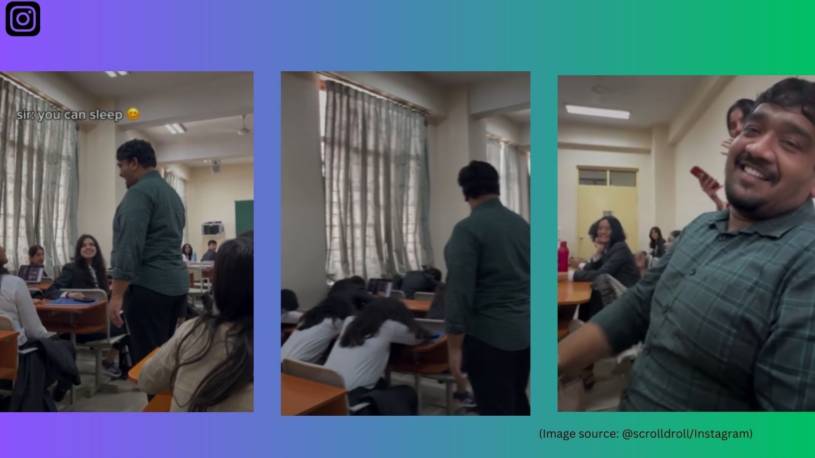 Students go to sleep after asking this question from teacher, his ...