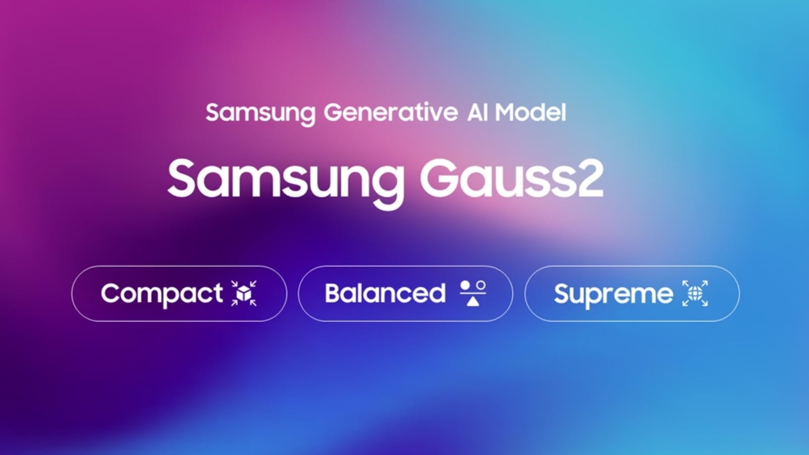 Samsung unveils Gauss2 multimodal AI model that comes in 3 sizes with ...