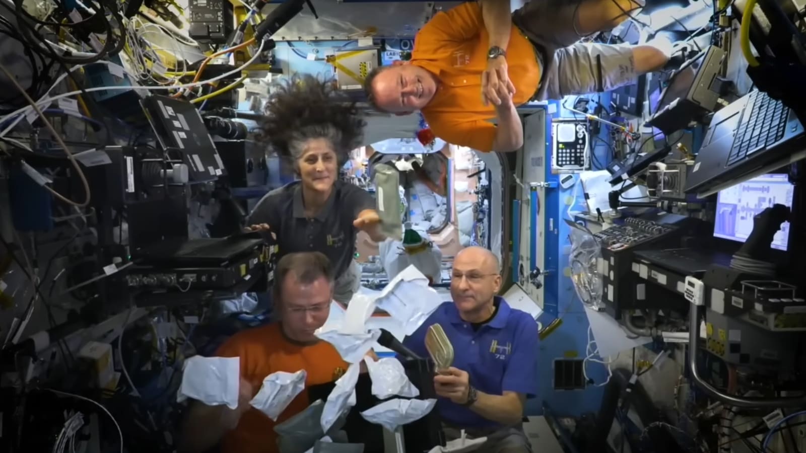 Sunita Williams, ISS crew wish friends and family a ‘Happy Thanksgiving ...