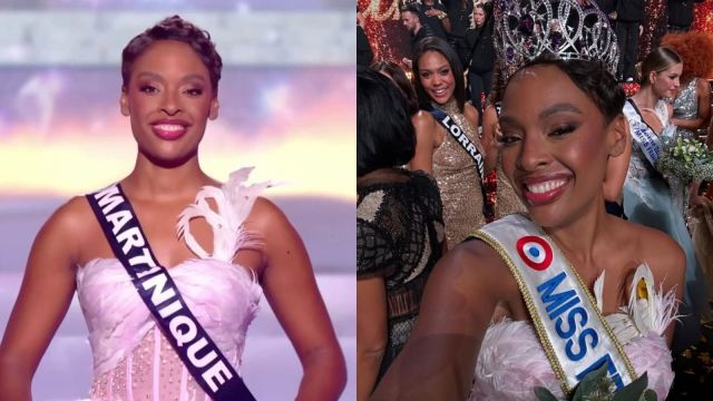 34-year-old flight attendant Angarni-Filopon wins Miss France title ...