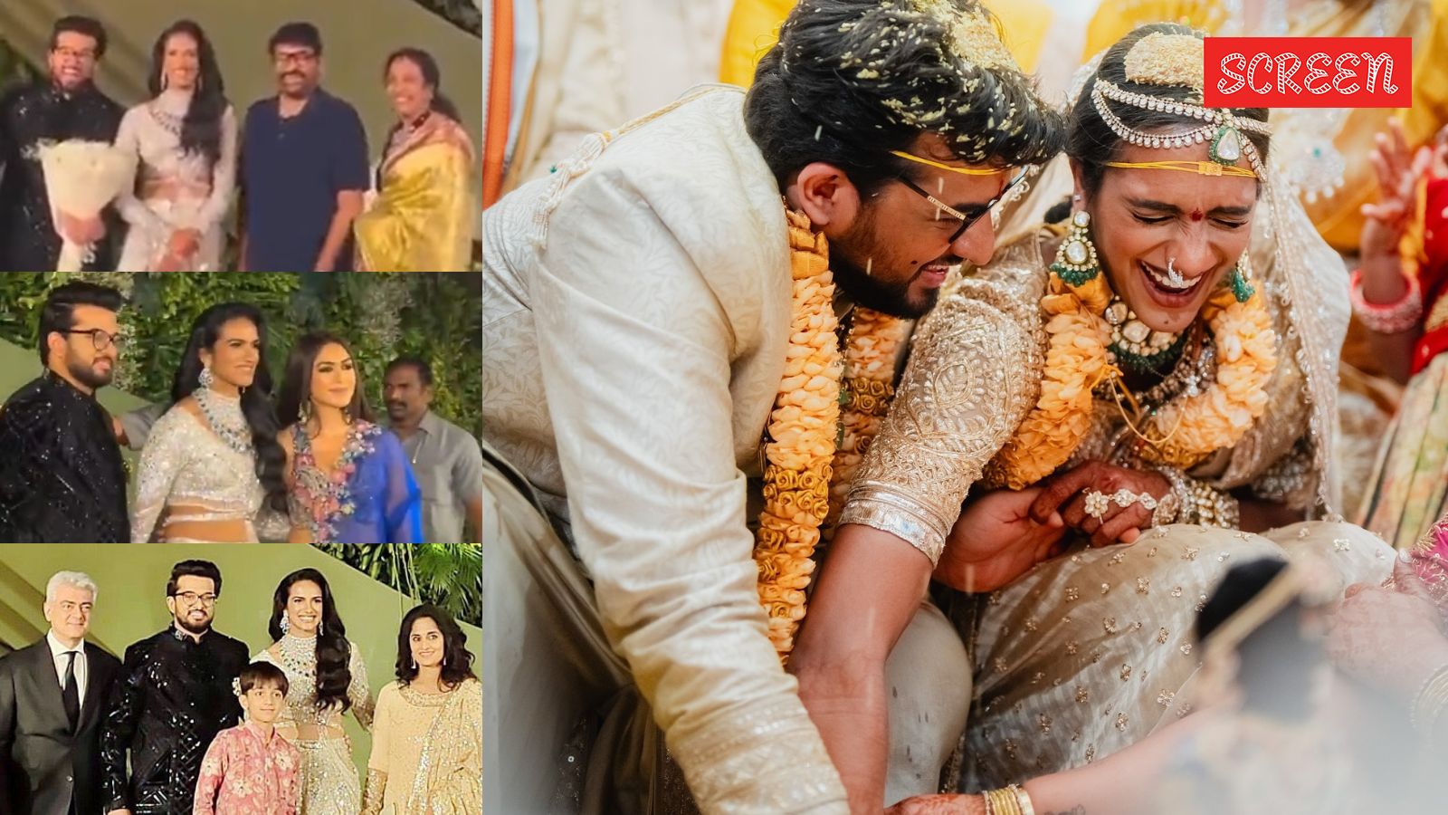 PV Sindhu-Venkata Datta Sai wedding reception: Chiranjeevi, Nagarjuna ...