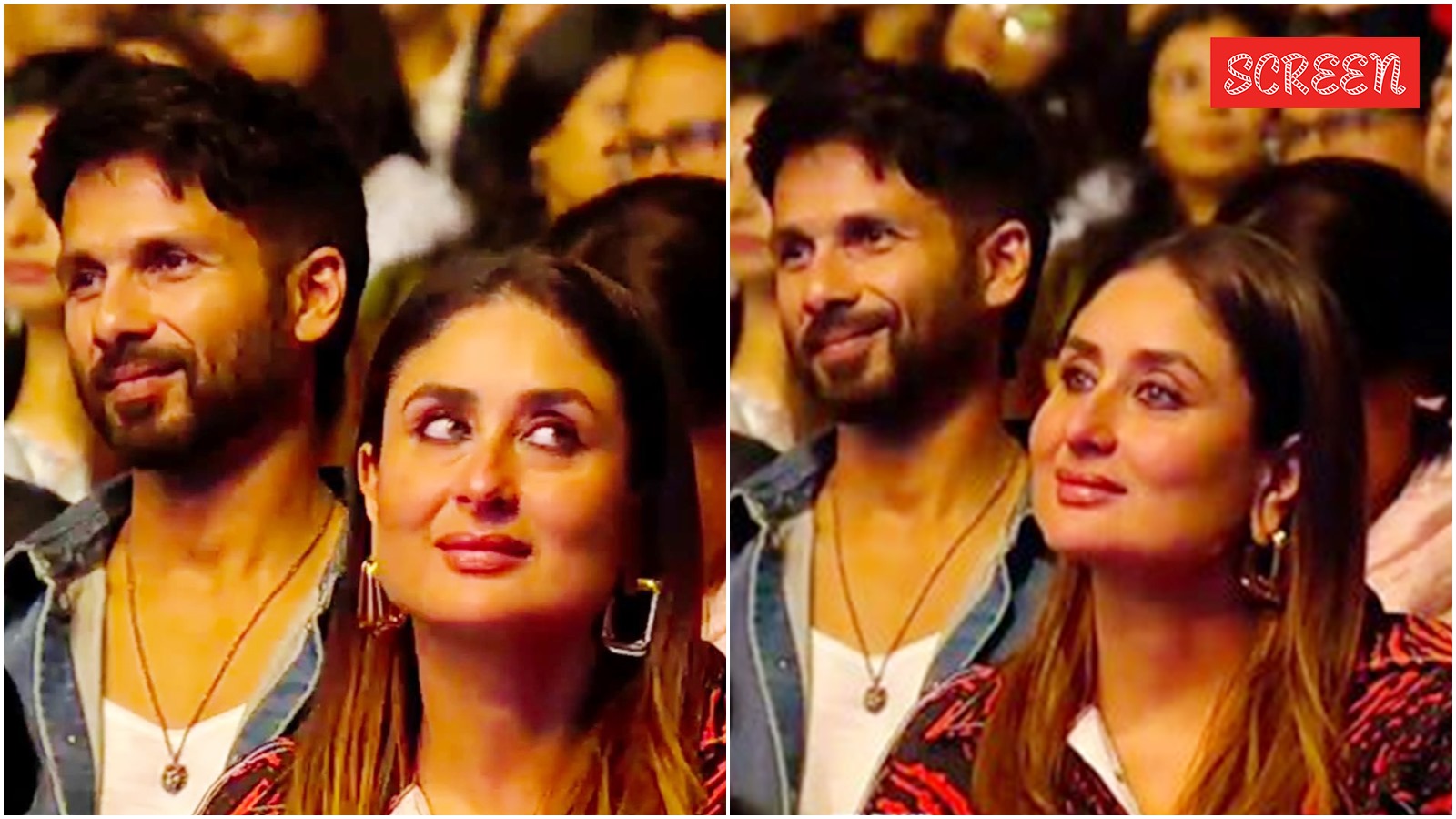 Exes Shahid Kapoor and Kareena Kapoor sat next to each other at kids ...