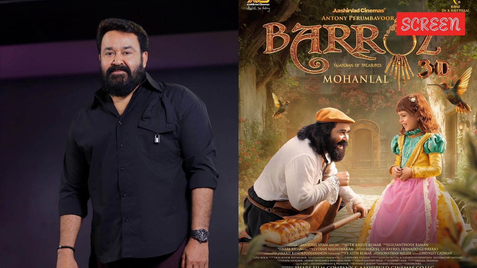 Mohanlal reacts to Barroz’s box office failure after film collects Rs 9 ...
