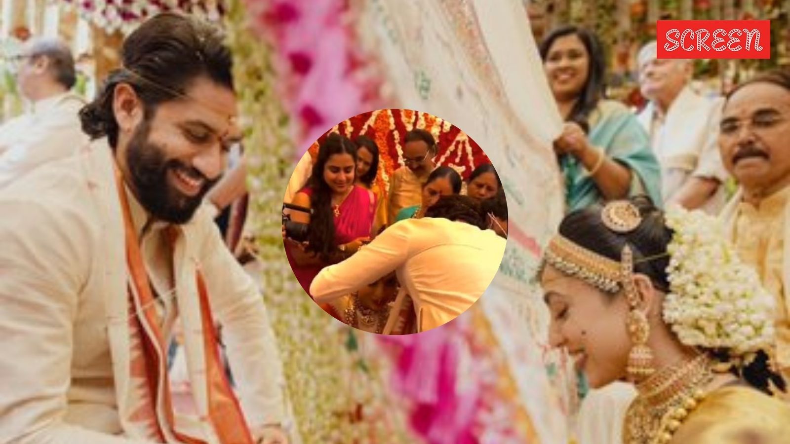 Naga Chaitanya ties mangalsutra around Sobhita Dhulipala’s neck, Akhil Akkineni whistles in ...