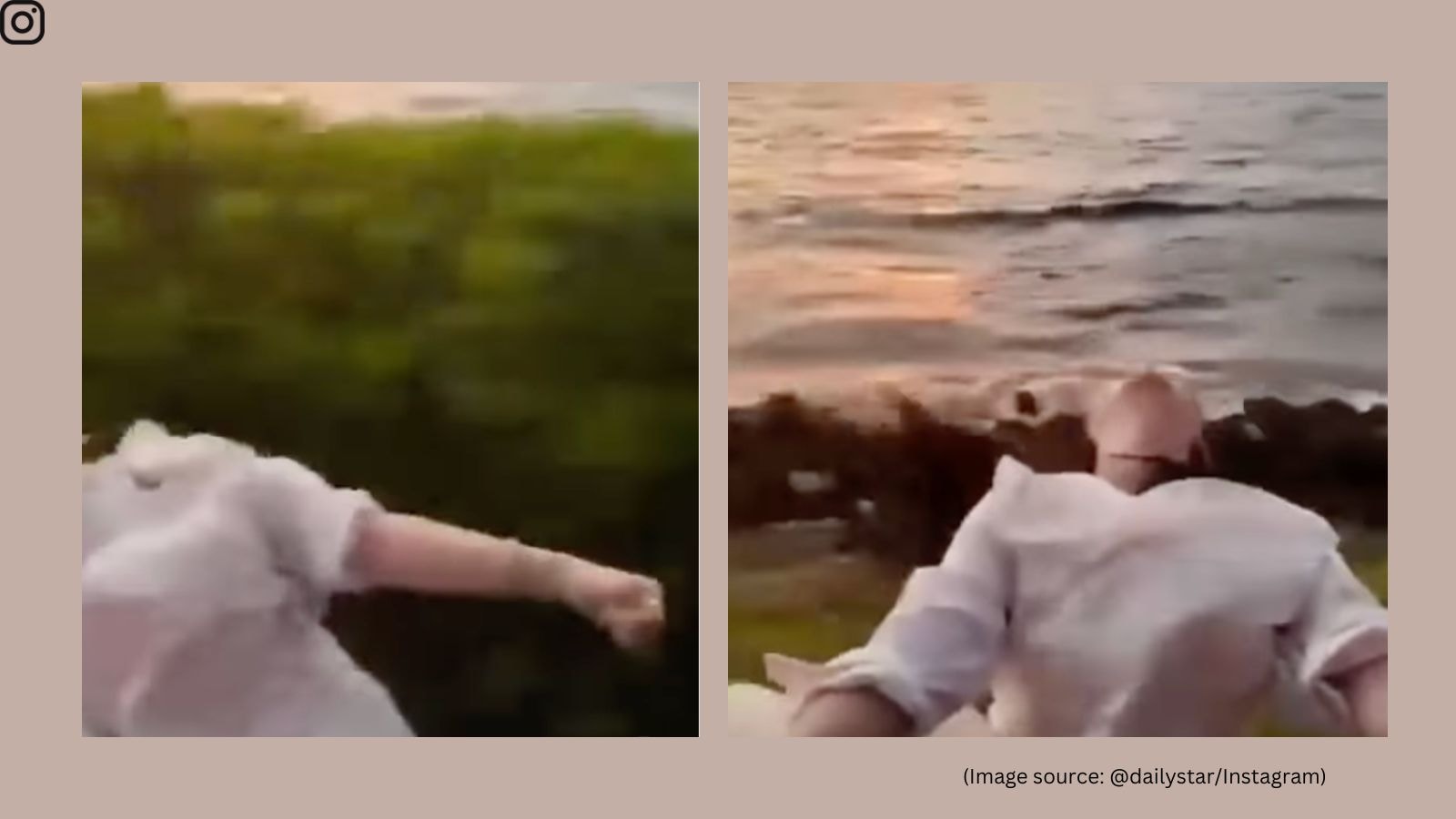 Viral video shows woman falling from moving train while recording reel ...