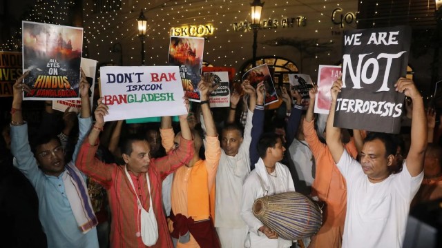 BJP asks govt to ensure safety of Hindus, ISKCON in Bangladesh | India ...