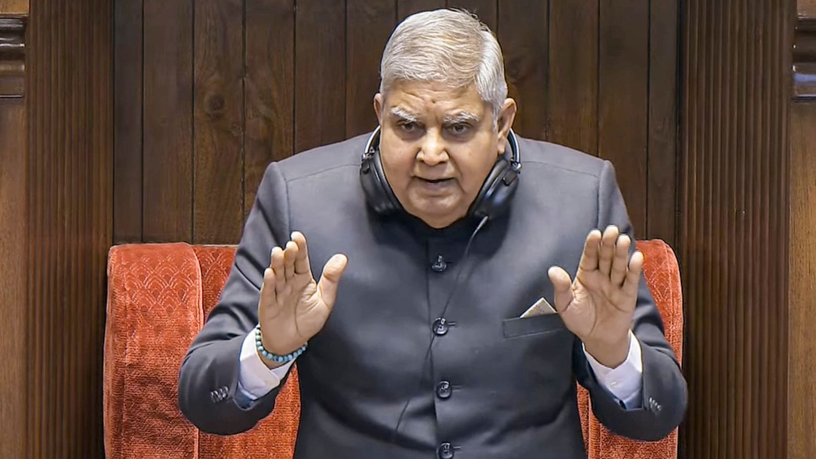 Dhankhar, Kharge spar amid ruckus in Rajya Sabha over no-trust move ...