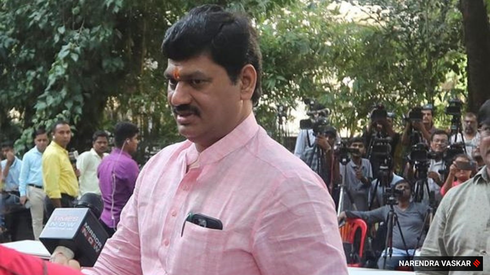 Dhananjay Munde takes charge of his department despite protest from ...