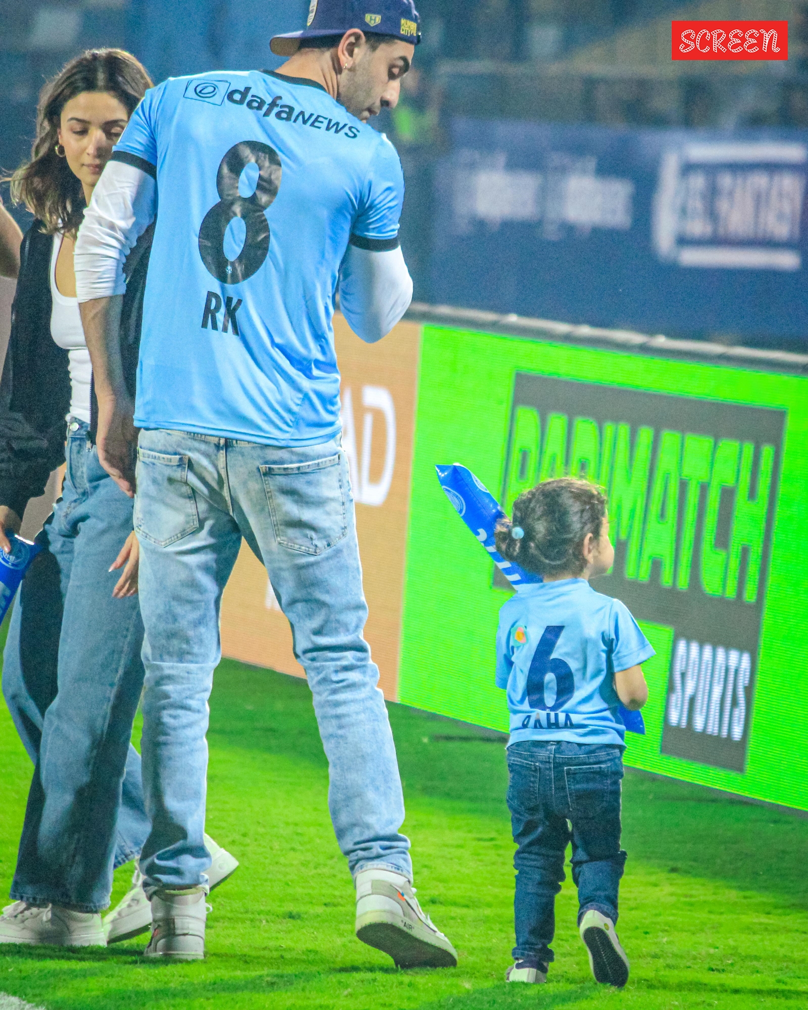 Ranbir Kapoor twins with daughter Raha at football match, Alia Bhatt ...
