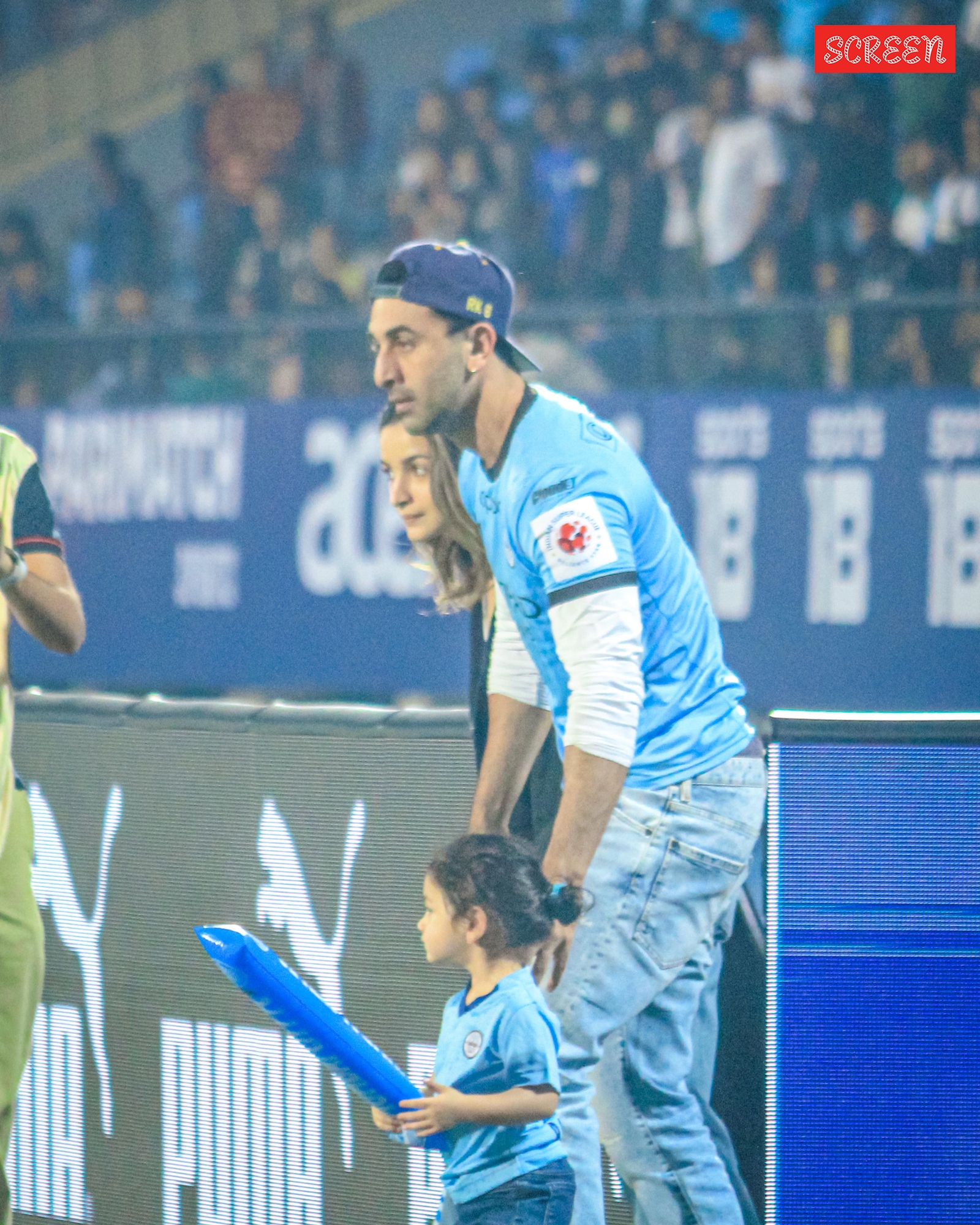 Ranbir Kapoor twins with daughter Raha at football match, Alia Bhatt ...