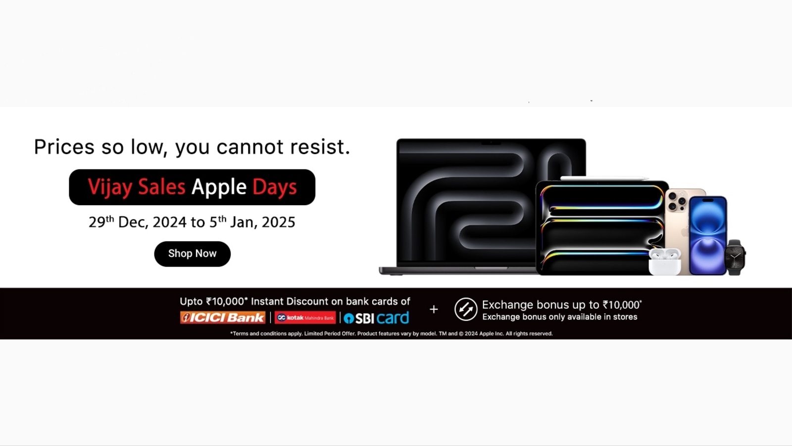 Vijay Sales Apple Days sale deal: iPhone 16 now starts at Rs 66,900 | Technology News - The ...