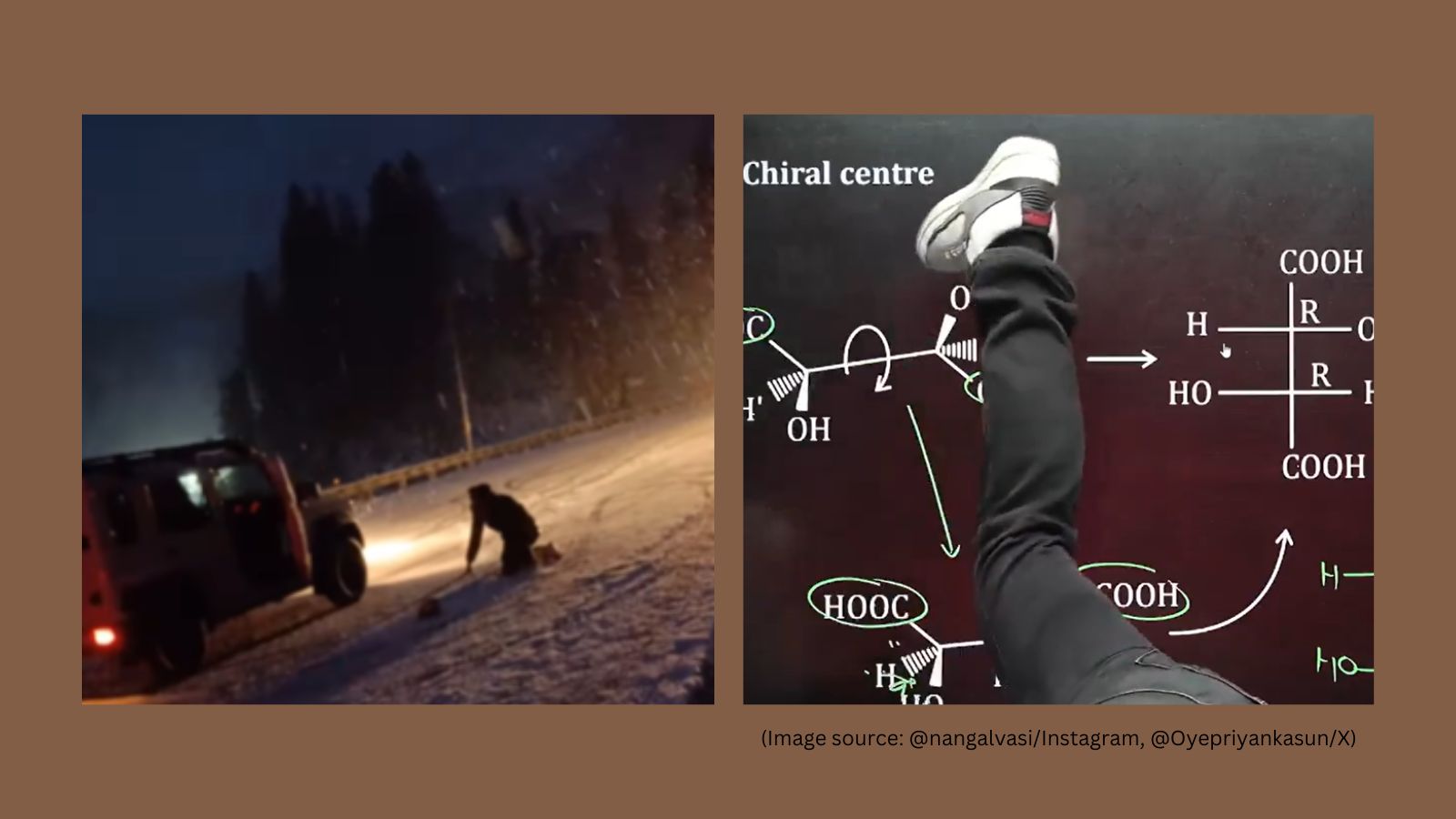 Driver jumps out of sliding car, Physics Wallah teacher’s unusual chemistry lesson, and more ...