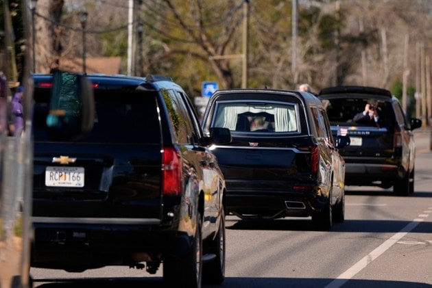 In pictures: Jimmy Carter’s farewell begins with motorcade through ...