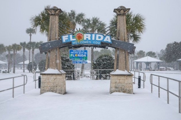 In pictures: Florida faces historic winter storm | World News News ...