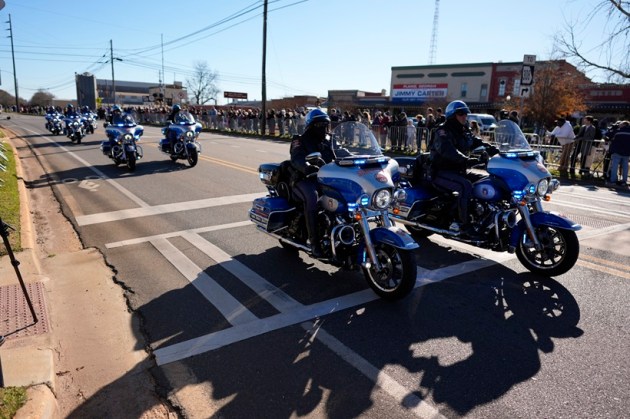 In pictures: Jimmy Carter’s farewell begins with motorcade through ...