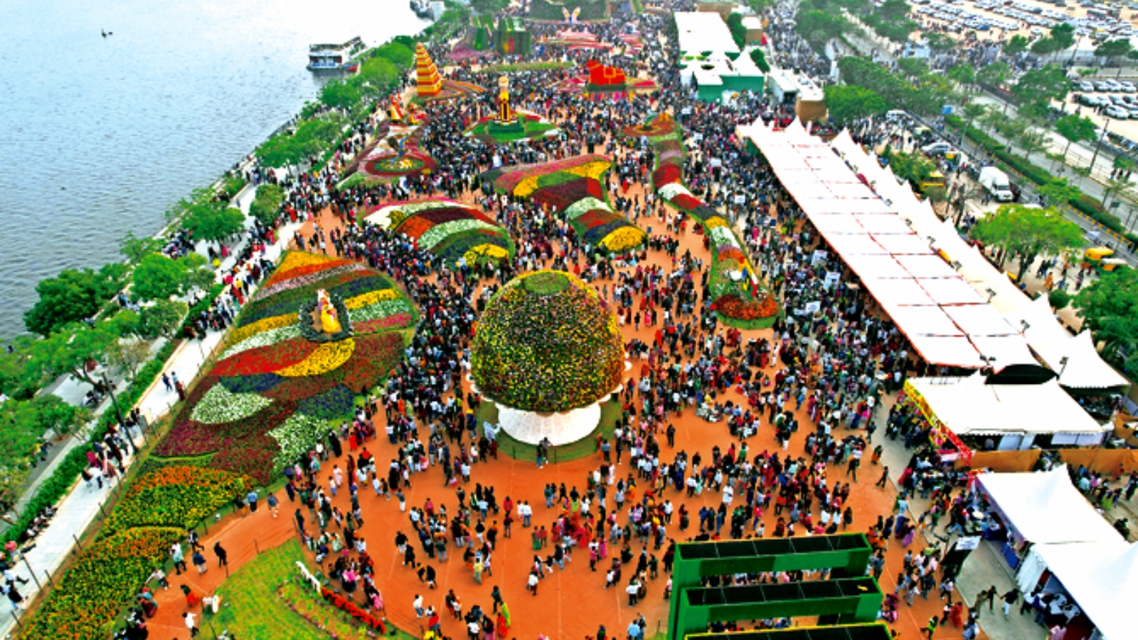 With over 1.3L visitors, International Flower Show records its highest ...